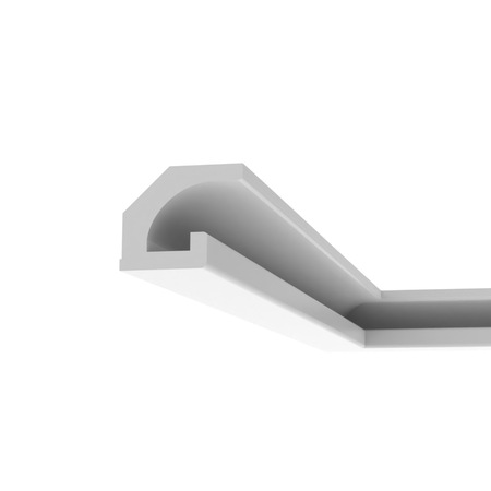 Bagheta decorativa pentru banda led din polistiren alb 110×90×2000mm ...