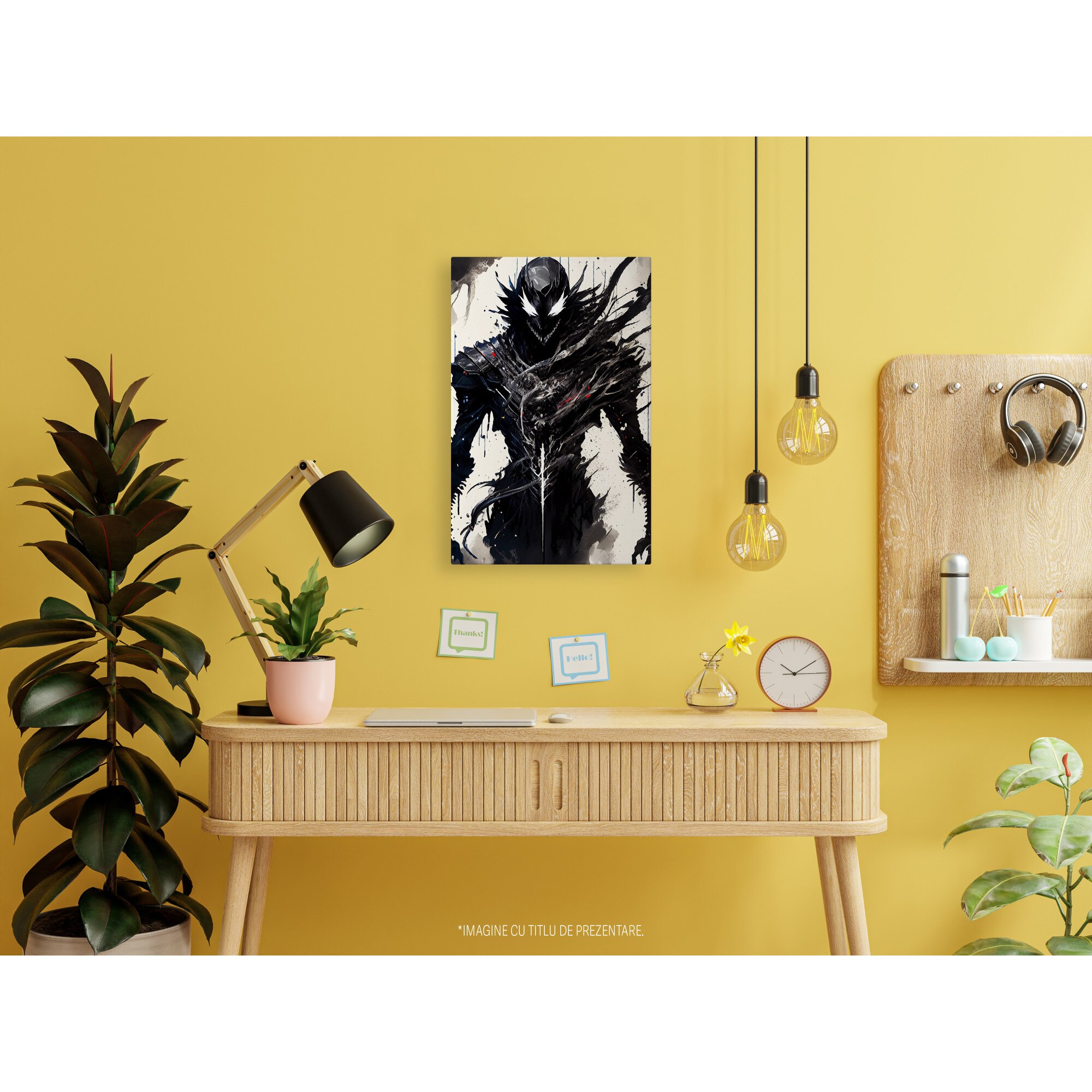 Vászonfestmény Venom, Pókember, Marvel, Képregény, Absztrakt művészet ...