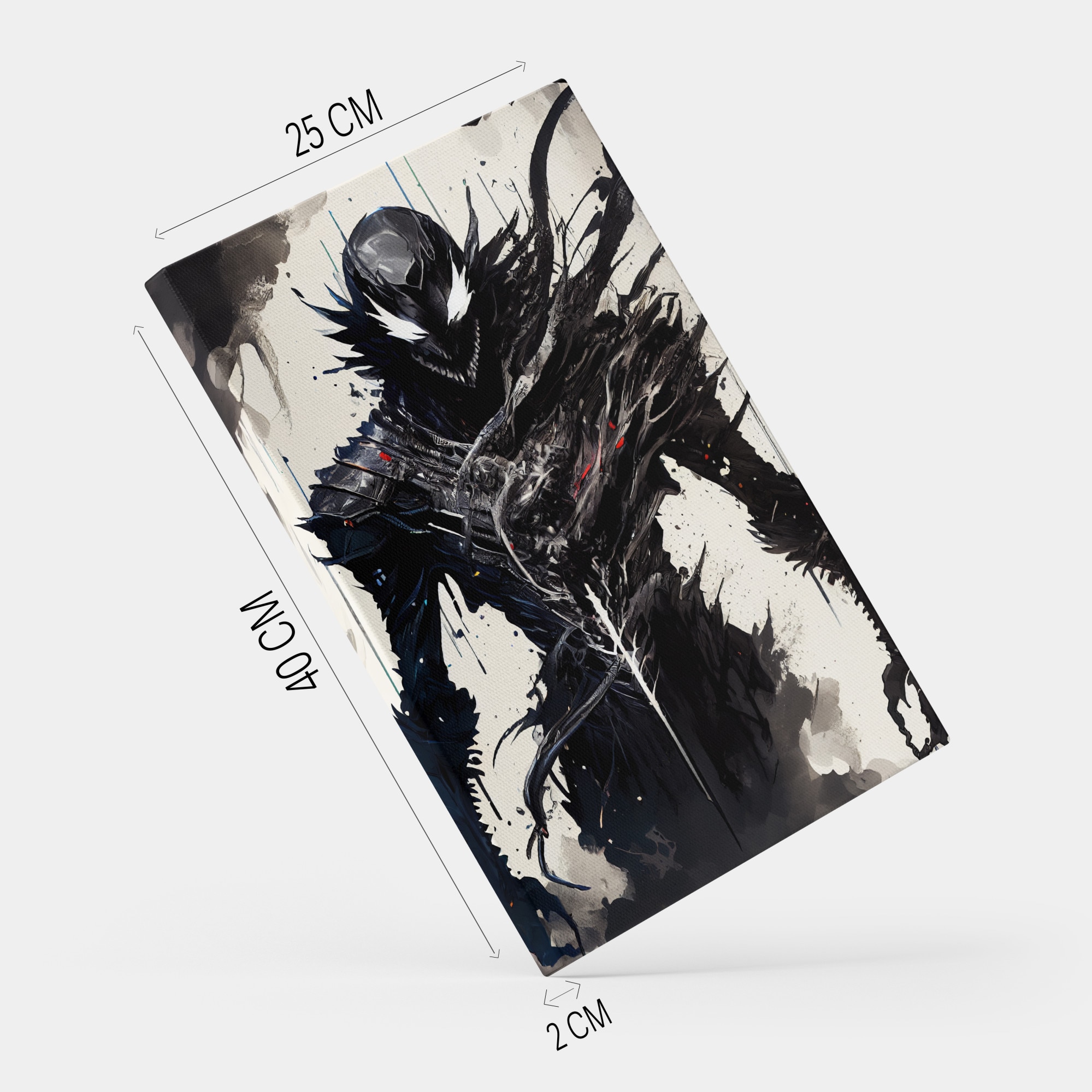 Vászonfestmény Venom, Pókember, Marvel, Képregény, Absztrakt művészet ...