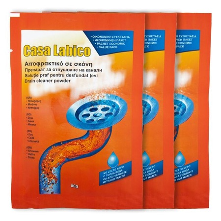 Set 3 bucati solutie praf pentru curatarea conductelor, elimina ...