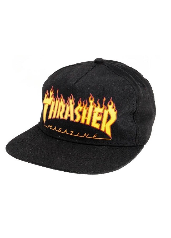 Шапка THRASHER Flame Snapback, OSFA, Черен - eMAG.bg