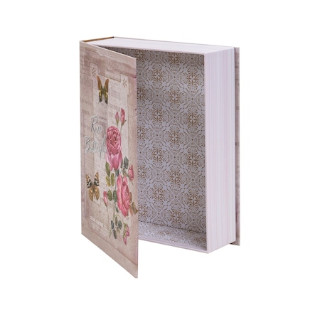 Set 3 cutii cu forma de carte si model, B.S.P. / CD1008_ROSE - eMAG.ro