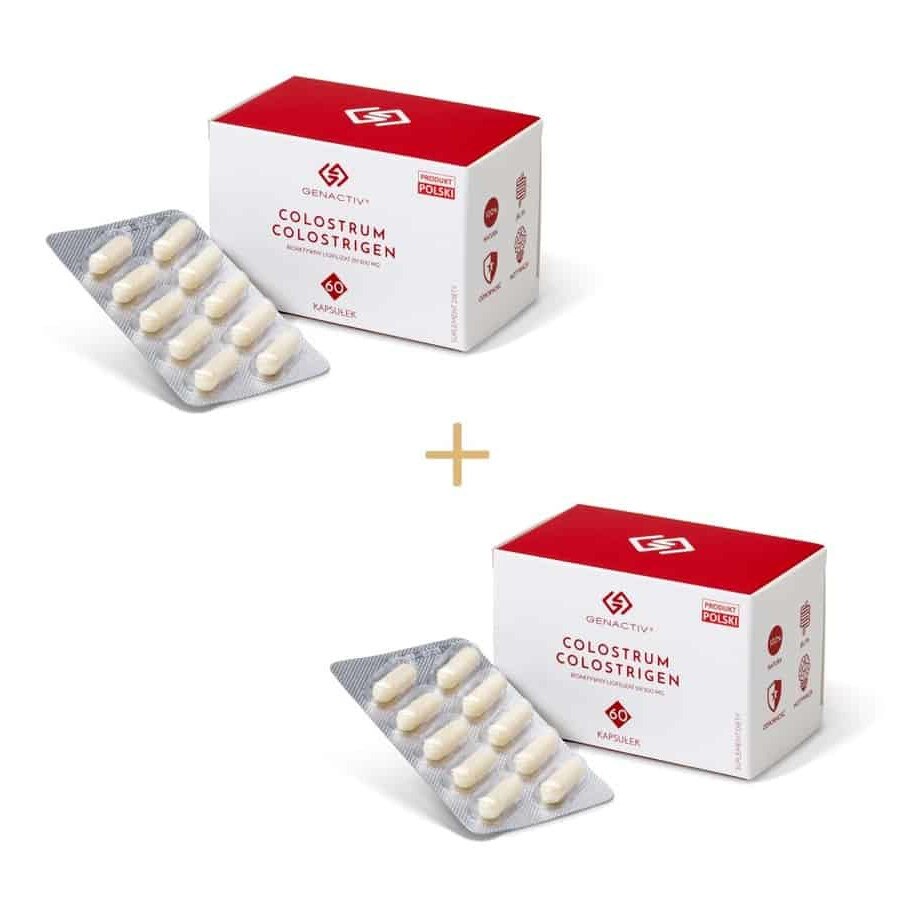 Colostru Colostrigen Colostru bovin, Genactiv, 2 x 60 capsule - eMAG.ro