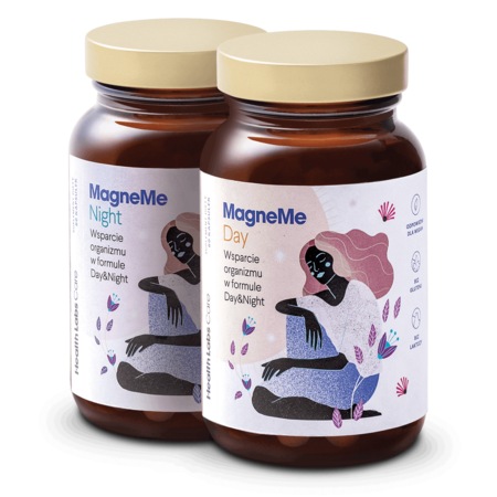 Set 2 x Supliment alimentar, Health Labs Care, Magneziu/vitamina B6, 2 x 60 capsule - eMAG.ro