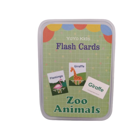 Carduri cognitive Montessori pentru invatarea Animalelor de la Zoo si a ...