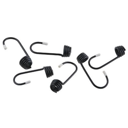Set 20xcarlig de prindere, Metal/Plastic, 8mm, Negru - eMAG.ro