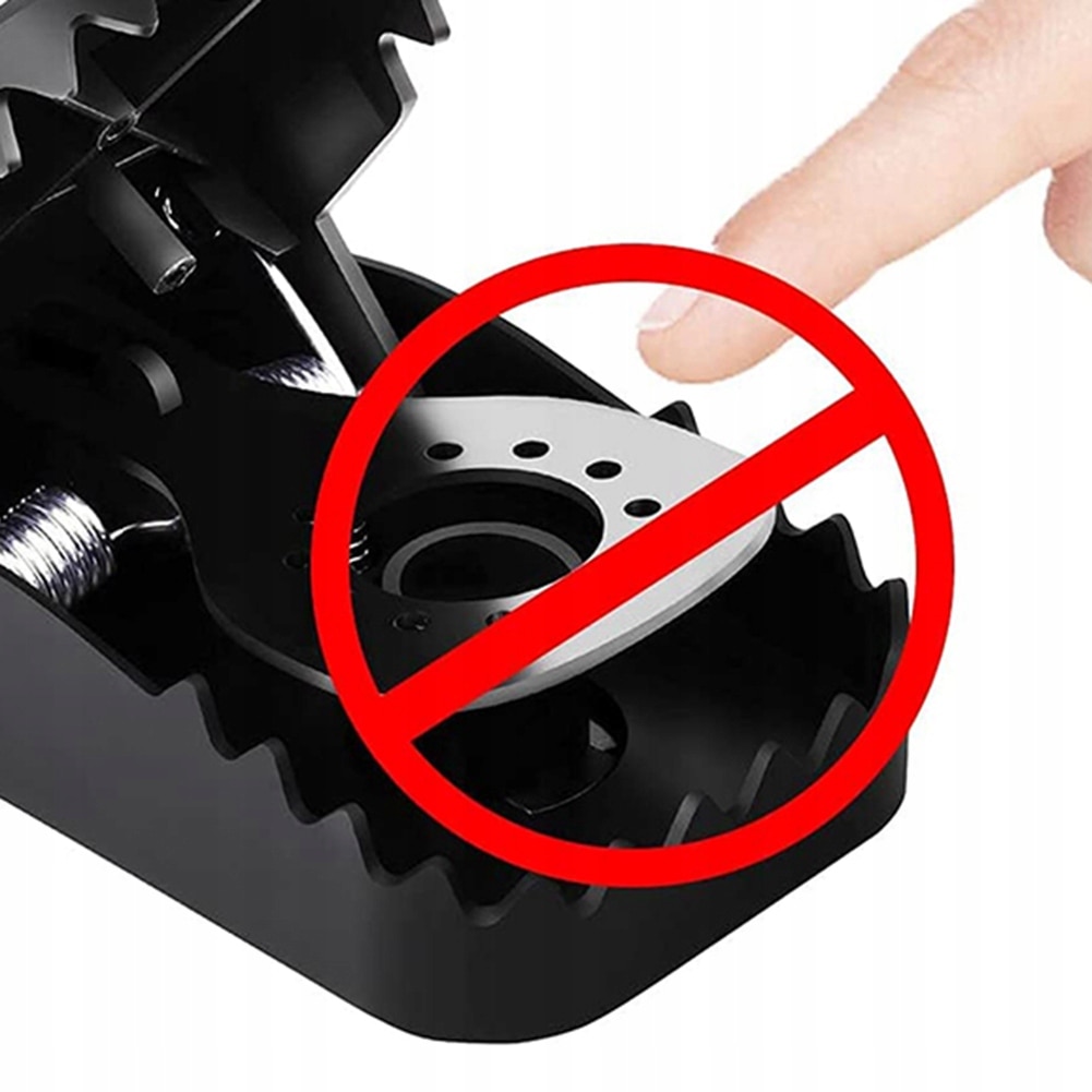 Set 6 capcane soareci, 10 x 4.5 cm, 6 cm, Negru - eMAG.ro