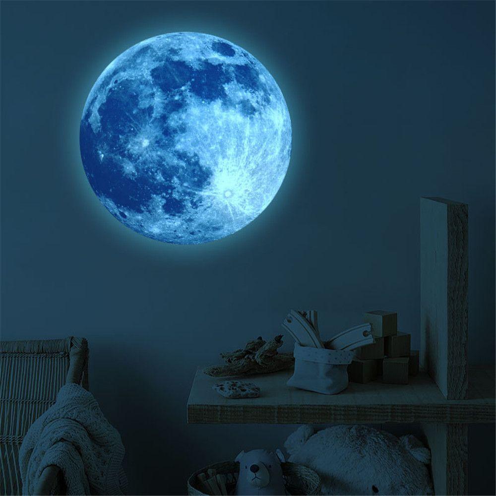 Sticker Glow in the dark Luxer, Autocolant Luna Fosforescenta, Albastra ...