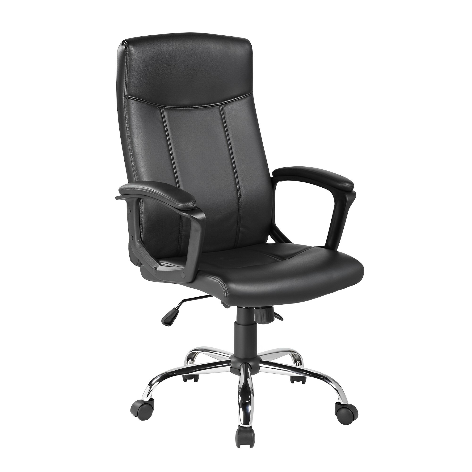 Scaun directorial SARAH, piele ecologica, Negru - eMAG.ro