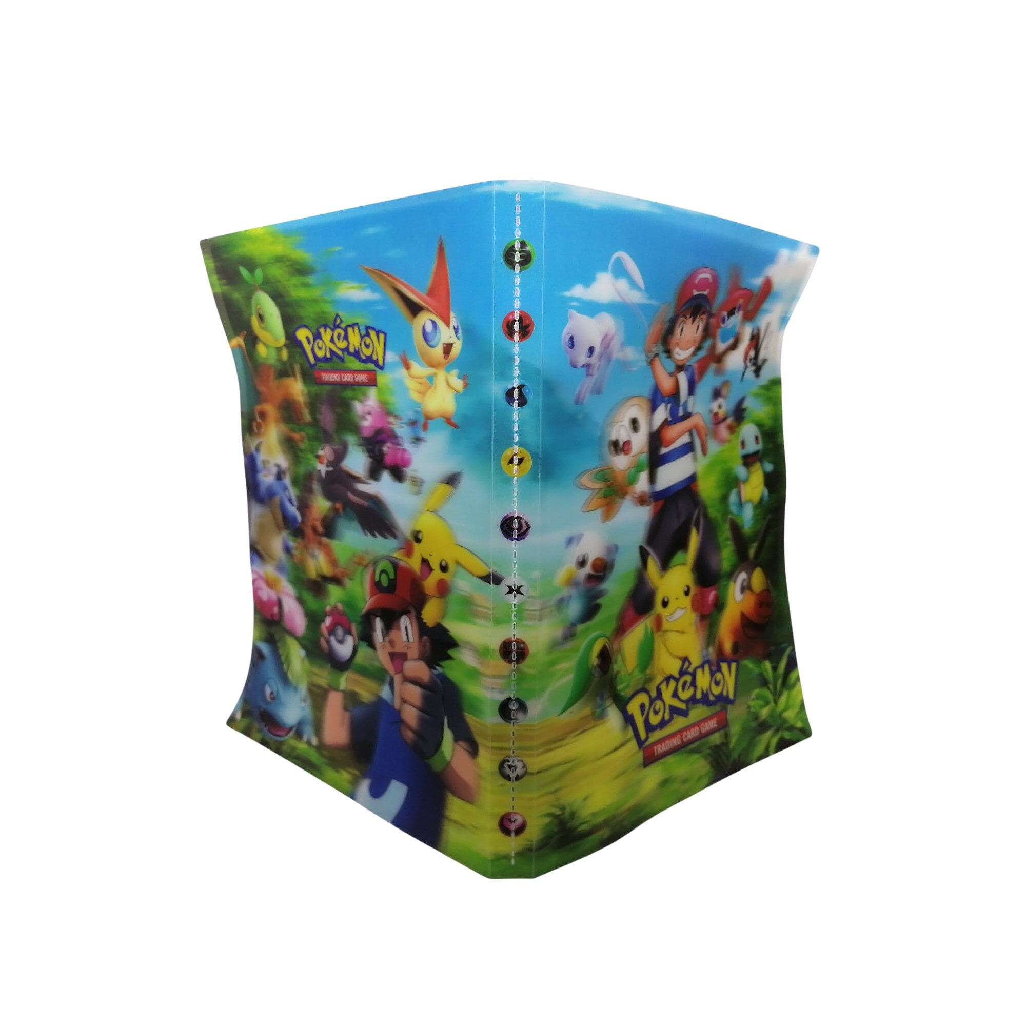 Album Pokemon 3D, 216 kártyához, világoskék, 30 cm x 23 cm - eMAG.hu