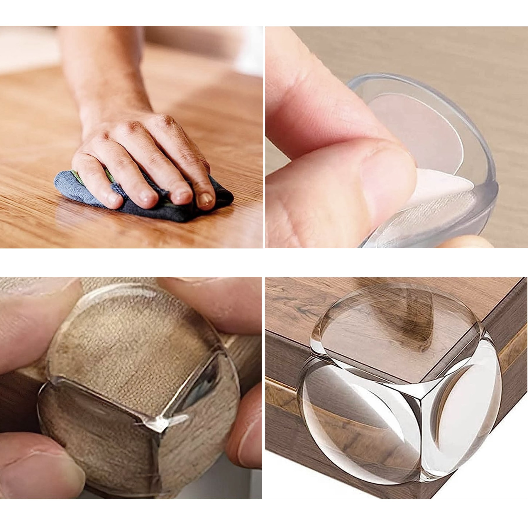 Set 12 Coltare din Silicon pentru Protectie Ridicata la Colturile ...