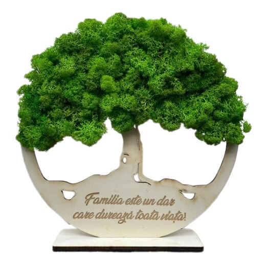 Copacul vietii personalizat cu licheni 30 cm - eMAG.ro