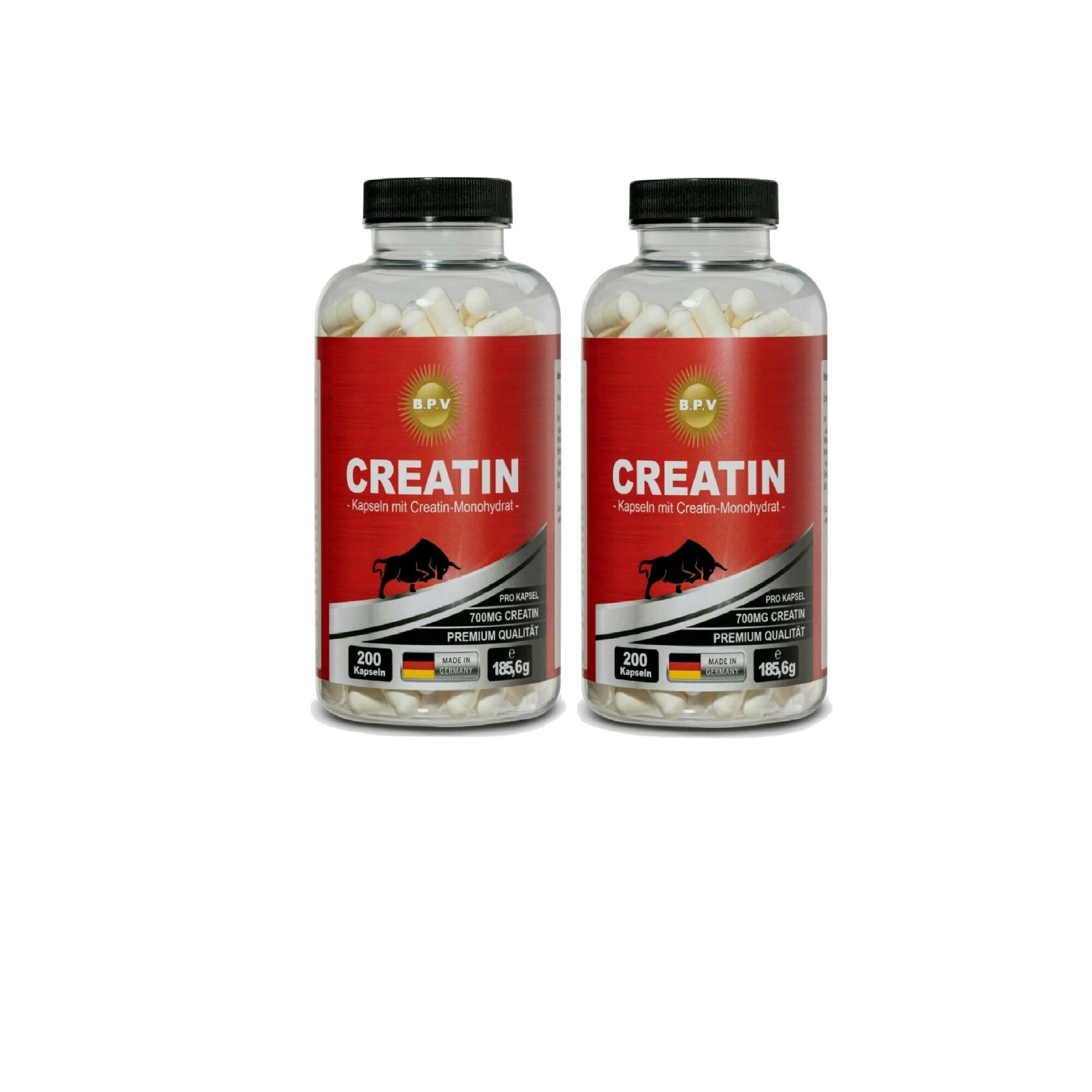 Set 2 flacoane Creatina monohidrat, BPV, 400 capsule - eMAG.ro