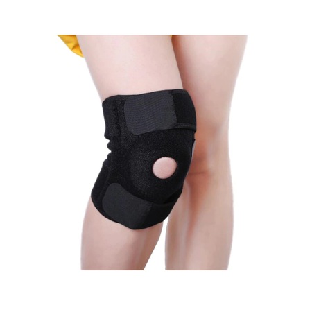 Genunchiera ortopedica ajustabila cu rotula decupata, pentru recuperare ...
