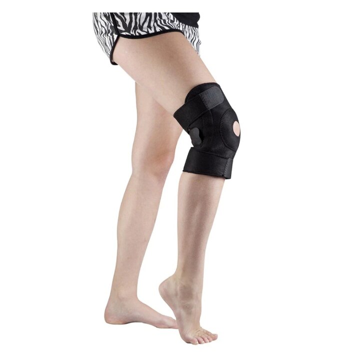Genunchiera ortopedica ajustabila cu rotula decupata, pentru recuperare ...