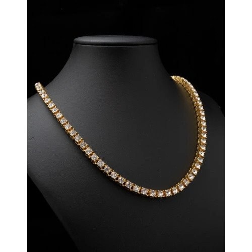 Colier Tennis Glamour Dublu Auriu - eMAG.ro