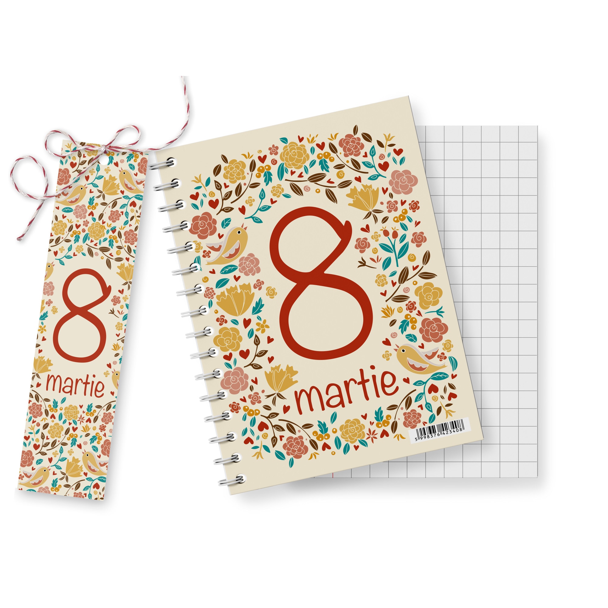 Carnetel A6 cu semn 100F spirala Martie AR - eMAG.ro