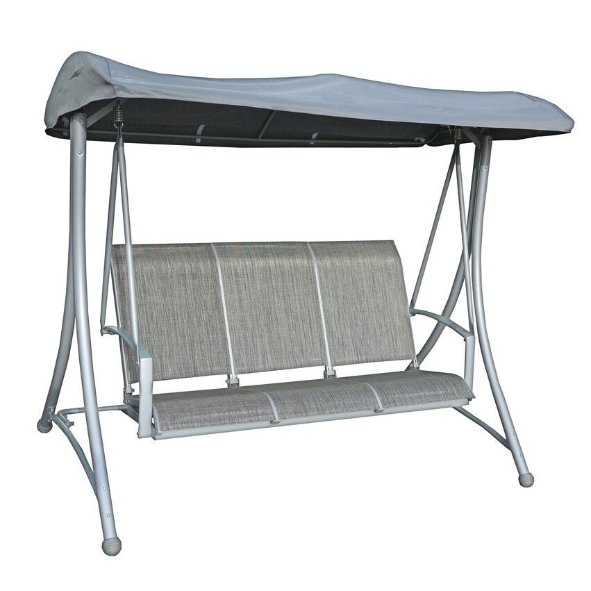 Leagan de gradina Hollywood, Rojaplast, Metal, Gri - eMAG.ro