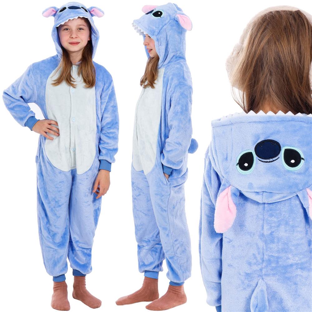 Pijama tip salopeta pentru copii, model stitch - eMAG.ro