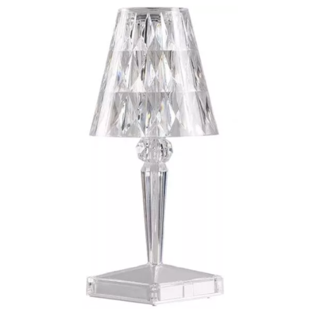 Veioza stil cristal led Alb Cald incarcare USB - eMAG.ro