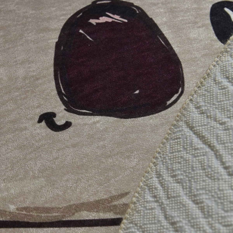 Covor Chilai Home 876CHL1234, 120x160 cm, Fire de catifea, Gri/Verde ...