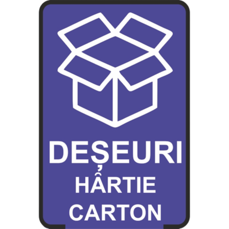 Sticker decorativ, semn indicator, Deseuri hartie carton, 21x29.7 cm A4 ...