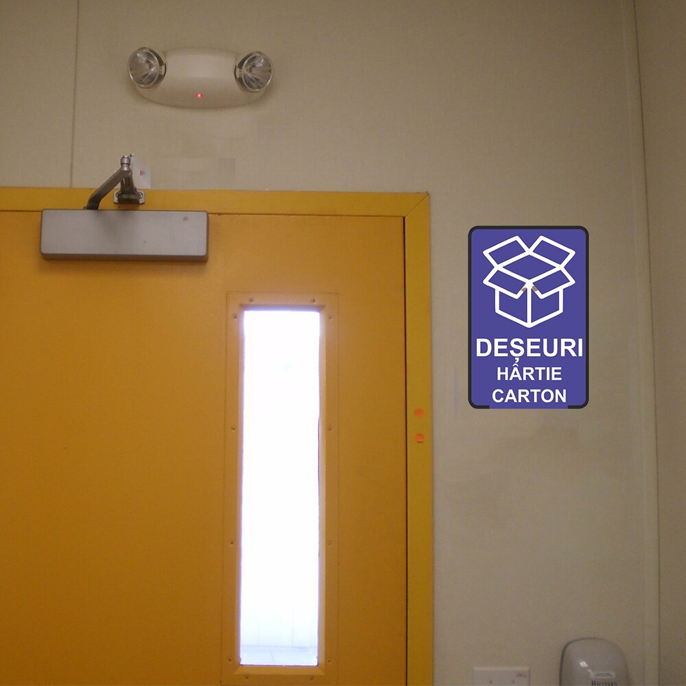 Sticker decorativ, semn indicator, Deseuri hartie carton, 21x29.7 cm A4 ...