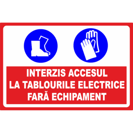 Sticker decorativ, semn indicator, Interzis accesul la tablourile ...