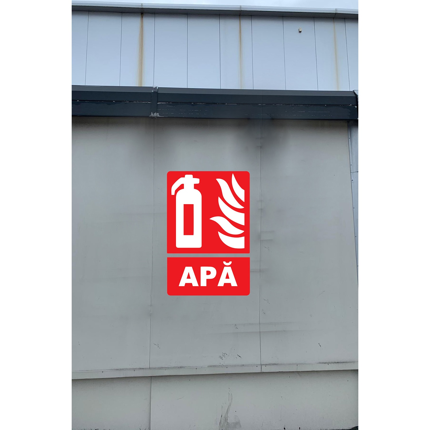 Sticker decorativ, semn indicator, Extinctor apa, 29.7x42 cm A3 - eMAG.ro