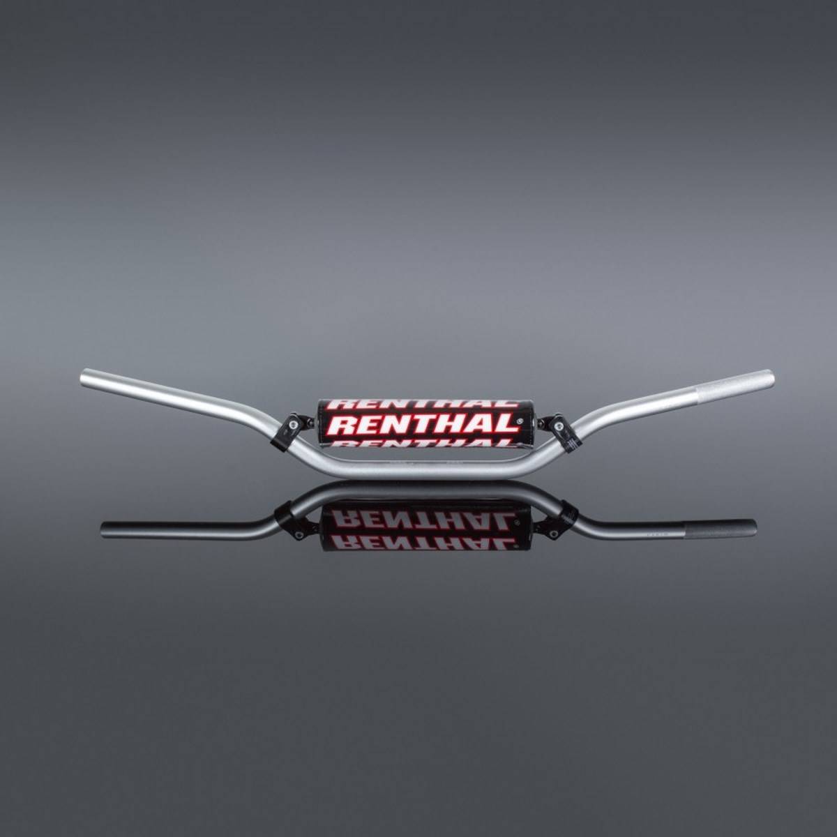 Ghidon MX Suzuki, Renthal, 7/8 inch, 22 mm, Argintiu - eMAG.ro