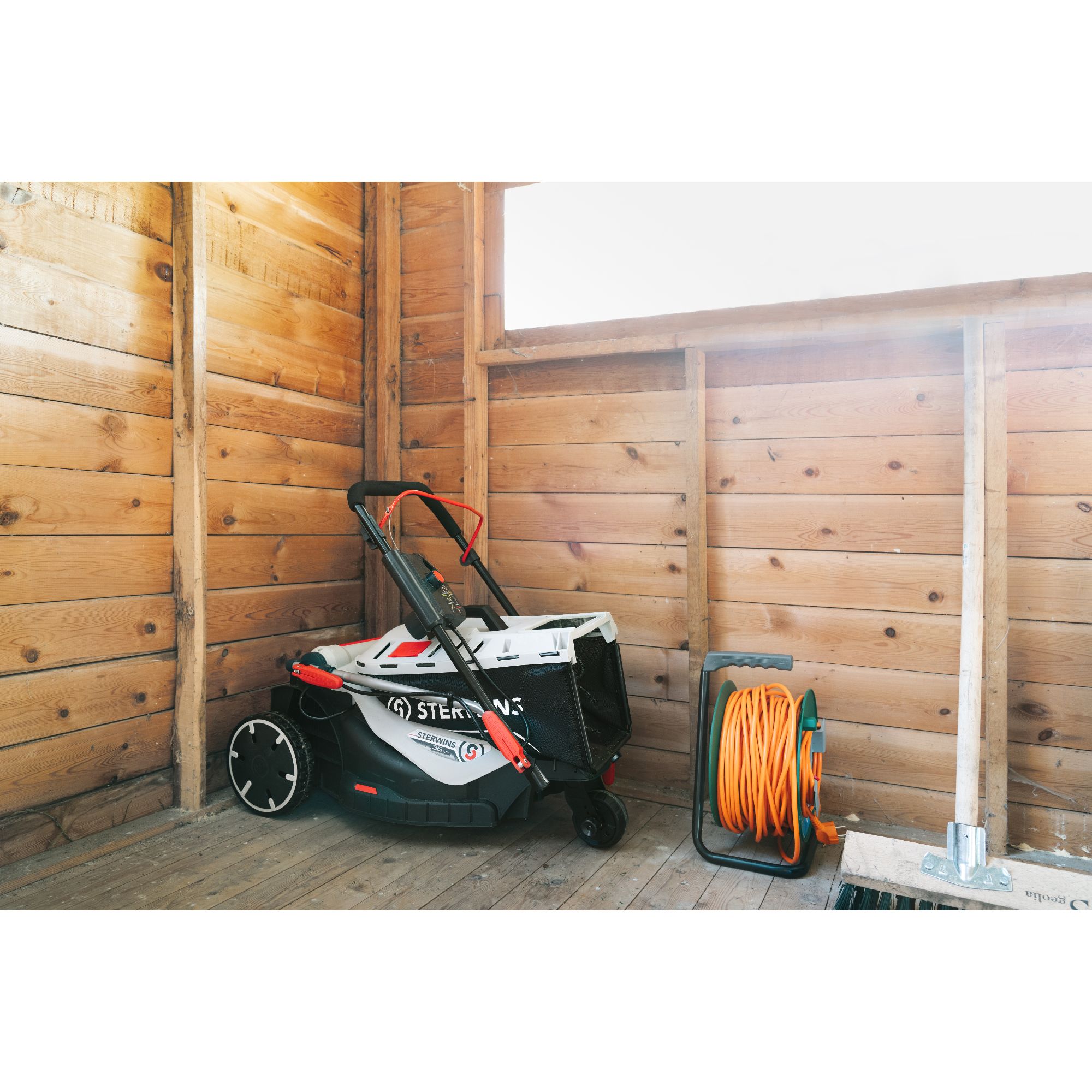Комплект косачка за трева Sterwins, електрическа, 1400 W, 35 L, ширина ...