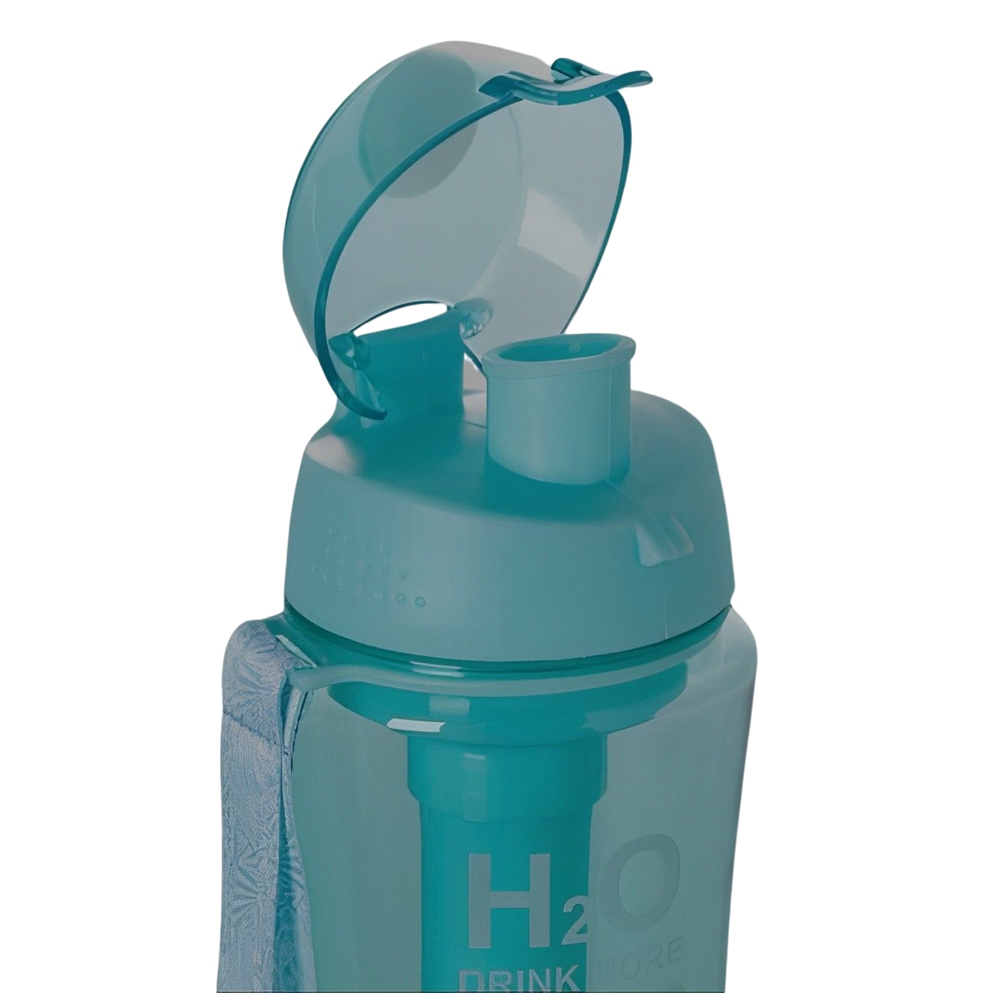 Recipient pentru apa cu loc pentru gheata, plastic, turcoaz, 480 ml ...