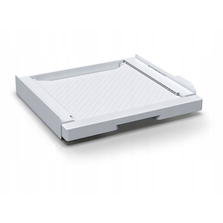 Raft cadru cu sertar pentru masina de spalat/uscator, Plastic, 60x60 cm ...