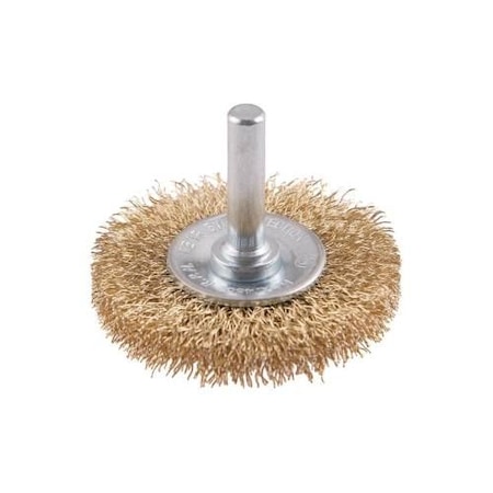 Perie sarma circulara, Alama, Ondulata, 100mm, Argintiu/Auriu - eMAG.ro