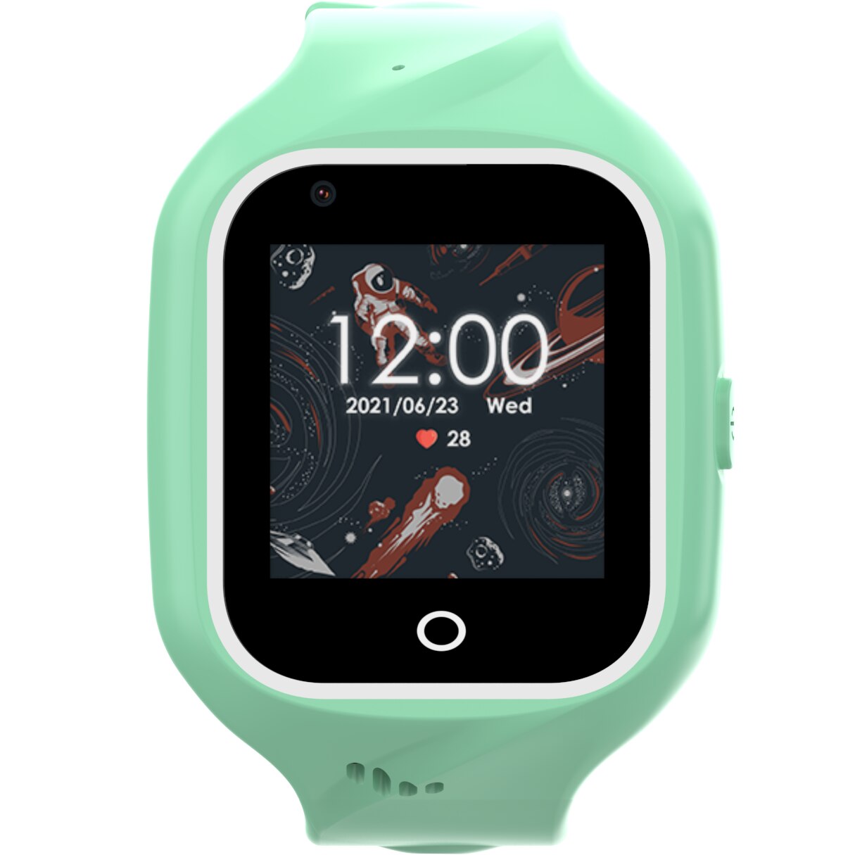 Smartwatch copii, Bemi, GPS, 4G, 1.4inch, Verde - eMAG.ro