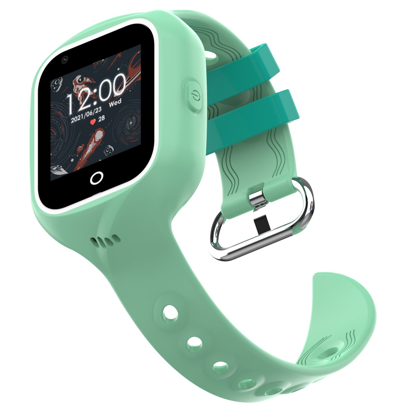 Smartwatch copii, Bemi, GPS, 4G, 1.4inch, Verde - eMAG.ro