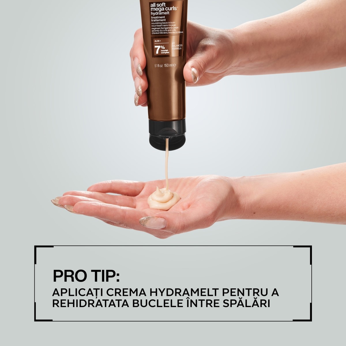 Crema leave-in profesionala Redken All Soft Mega Curls HydraMelt cu ...