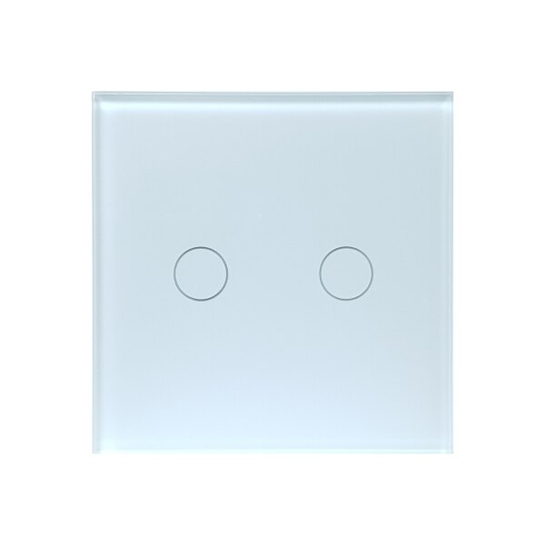 Intrerupator Touch, SmartWise T4 EU 2C UNI (R3), WiFi + RF, 2 canale ...