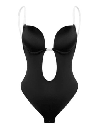 Body modelator dama, Nylon/Spandex, Negru, L - eMAG.ro