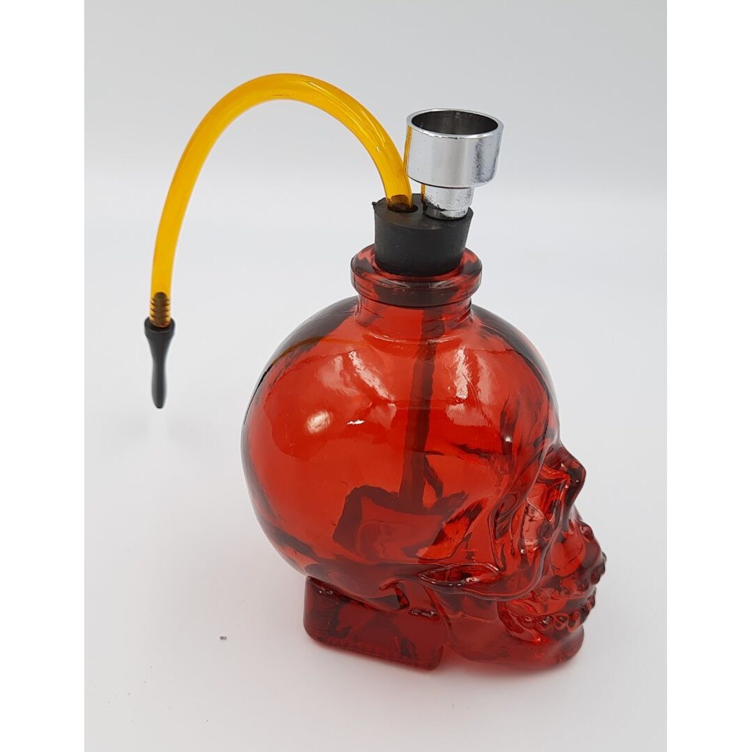 Pipa, Sticla, 9x8x5,5 cm, Rosu - eMAG.ro