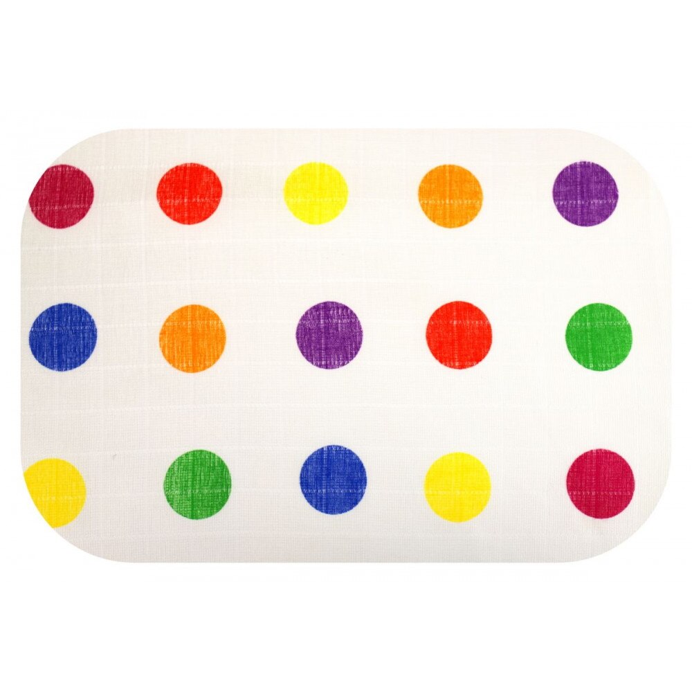 Scutec din muselina Lux 70x80 cm Tetra model Buline colorate - eMAG.ro