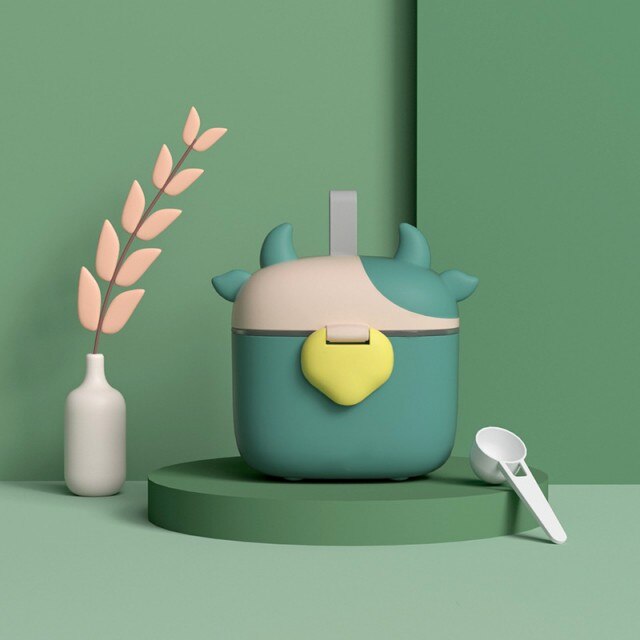 Dozator formula de lapte praf pentru copii, WEPZSXO, Plastic, Verde ...