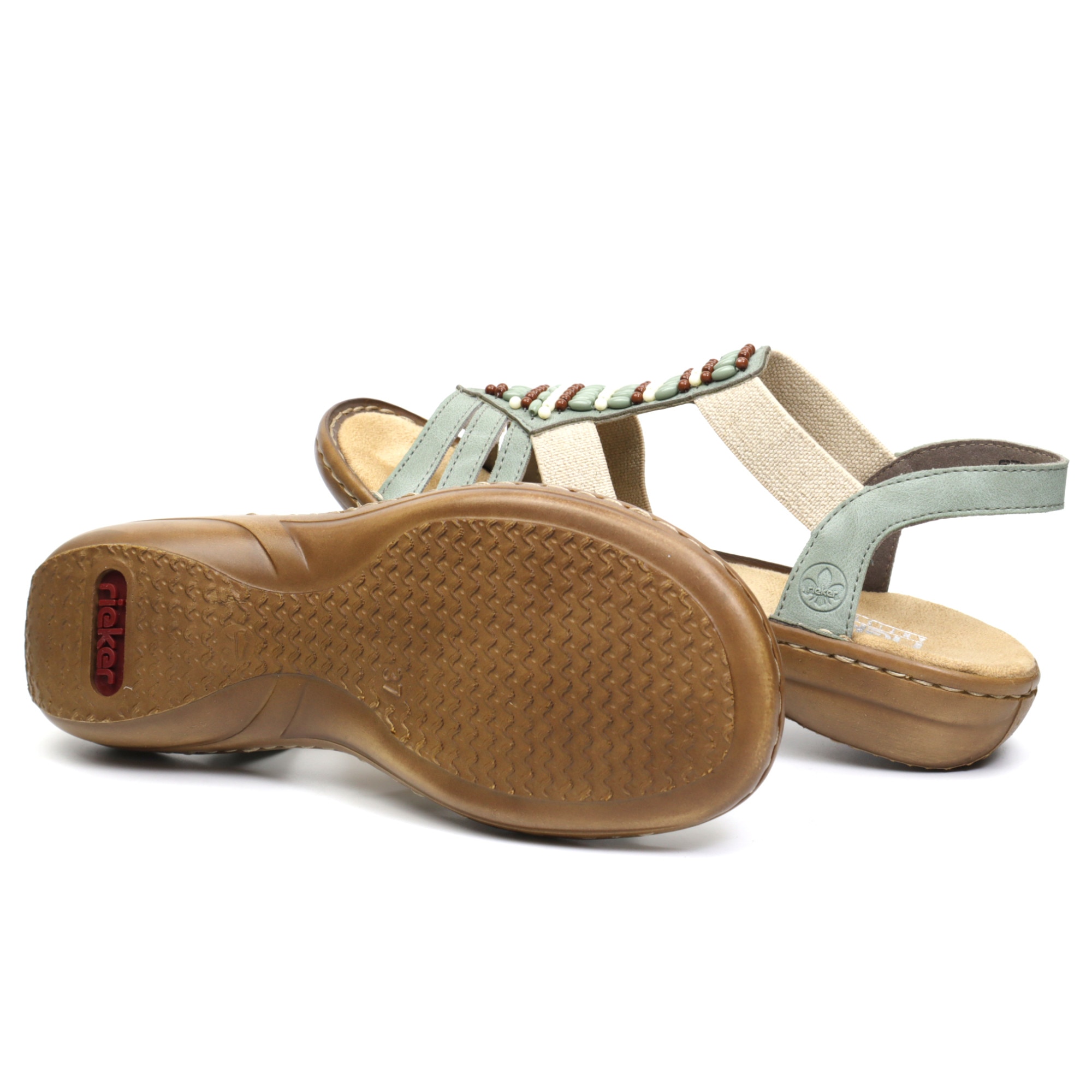 Sandale dama 60851 52 vernil, Rieker, 37 EU - eMAG.ro