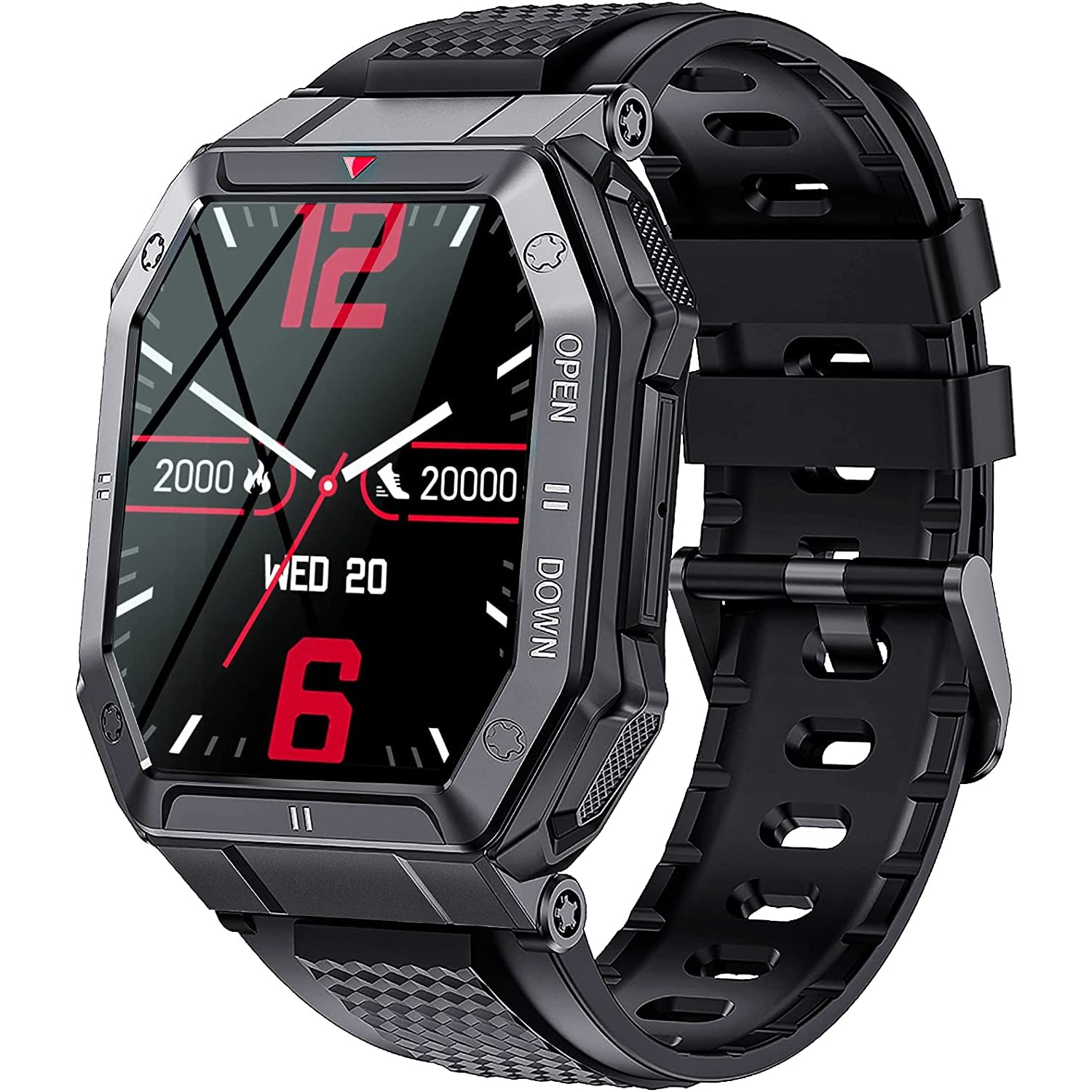 Ceas Military Smartwatch G55™ WATCH 1.85” UltraVision, Apel Bluetooth ...