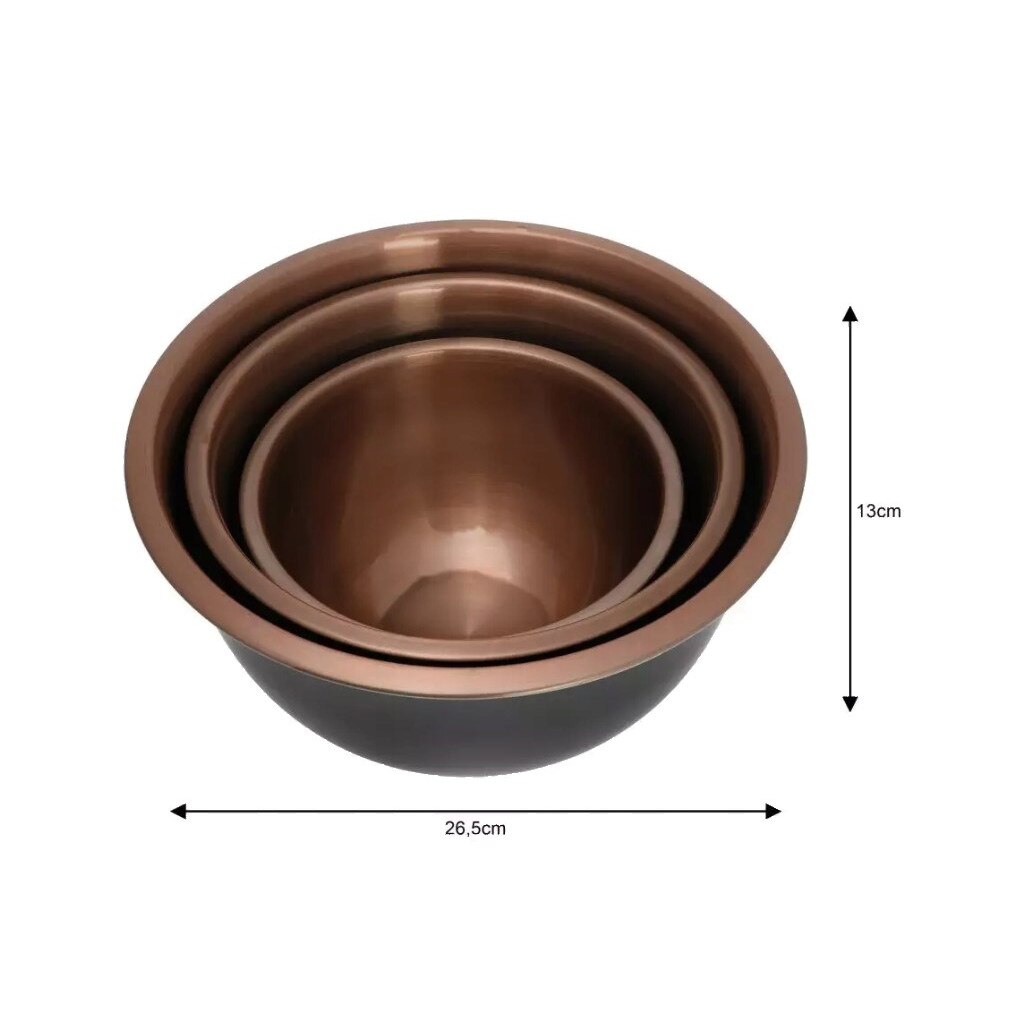 Boluri, inox, negru, set de 3 piese 1,6 l, 3 l si 5 l, Klausberg - eMAG.ro
