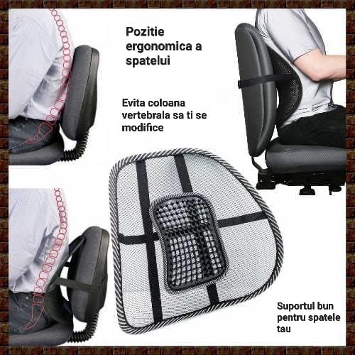Suport spate DIGIMAT® pentru scaun de birou sau scaun auto realizat din ...