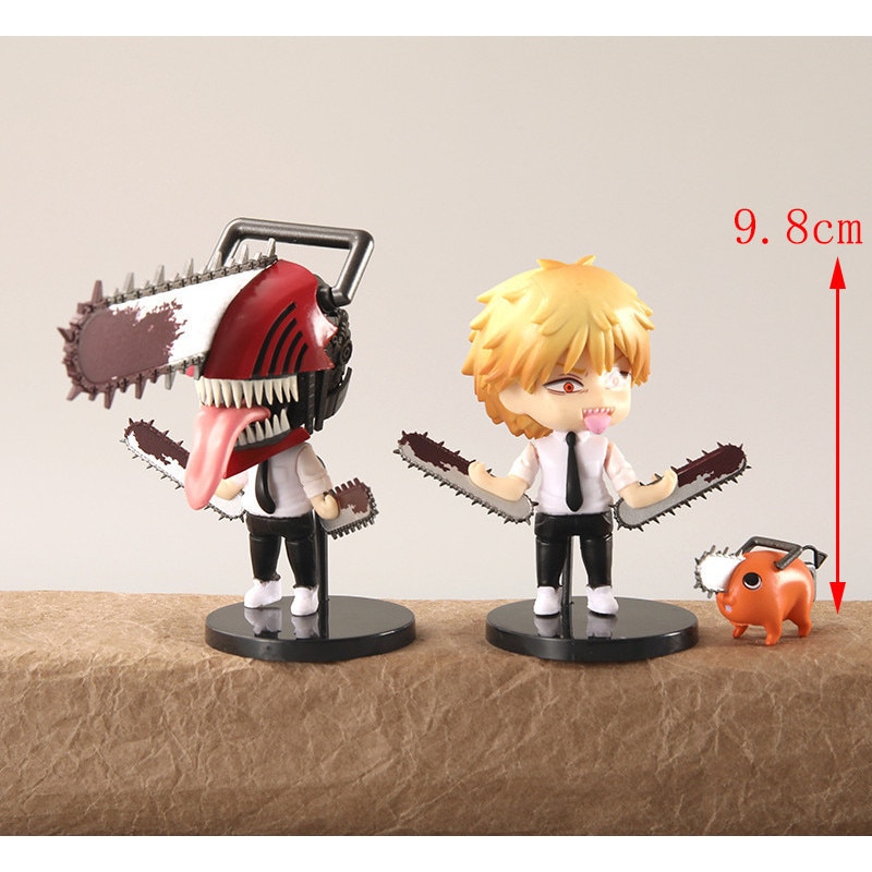 Set 6 figurine Chainsaw Man Denji, Pochita, Pawa, 10 cm - eMAG.ro