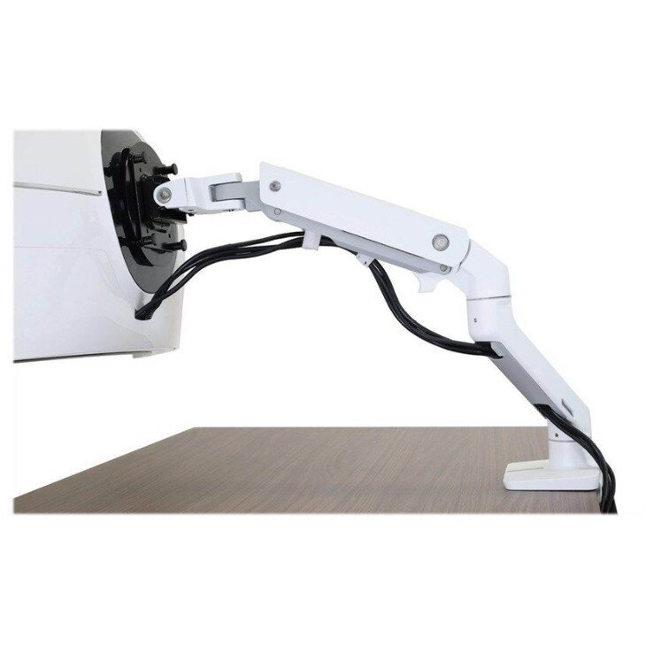 Brat pentru monitor de birou HX cu pivot HD, Ergotron, Alb - eMAG.ro