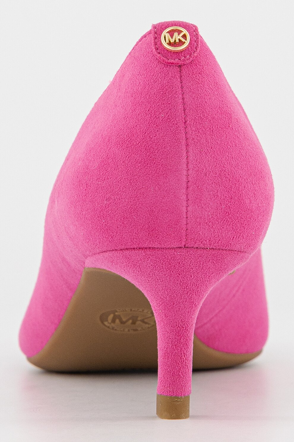 Michael Kors, Pantofi de piele intoarsa cu toc kitten, Fucsia, 8.5 ...
