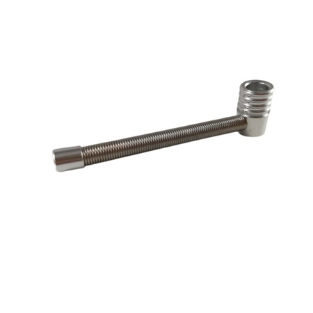 Pipa, Metal, 10 cm, Argintiu - eMAG.ro